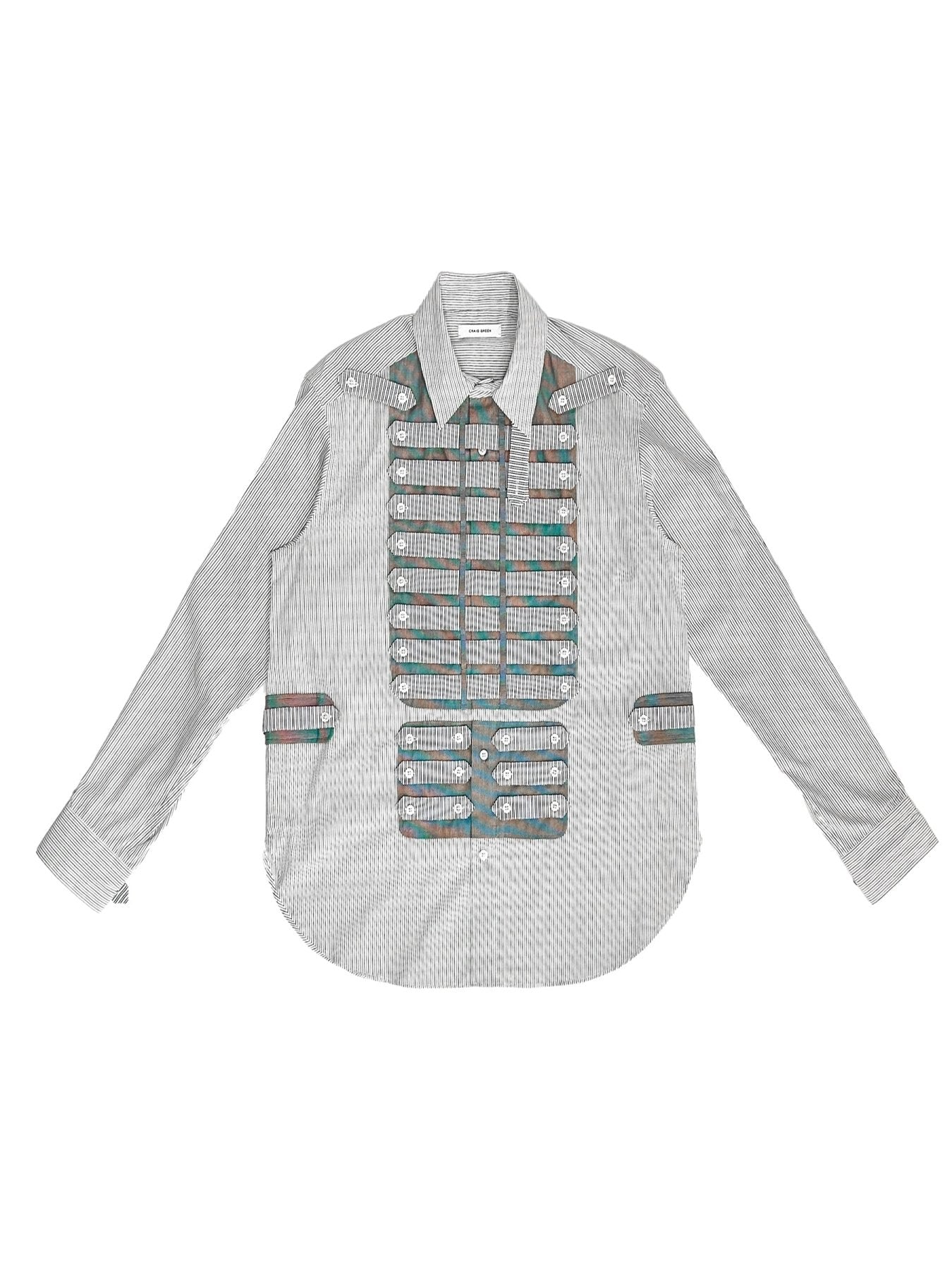 CRAIG GREEN Multi Stripe Multi Tab Shirt - MACHINE-A
