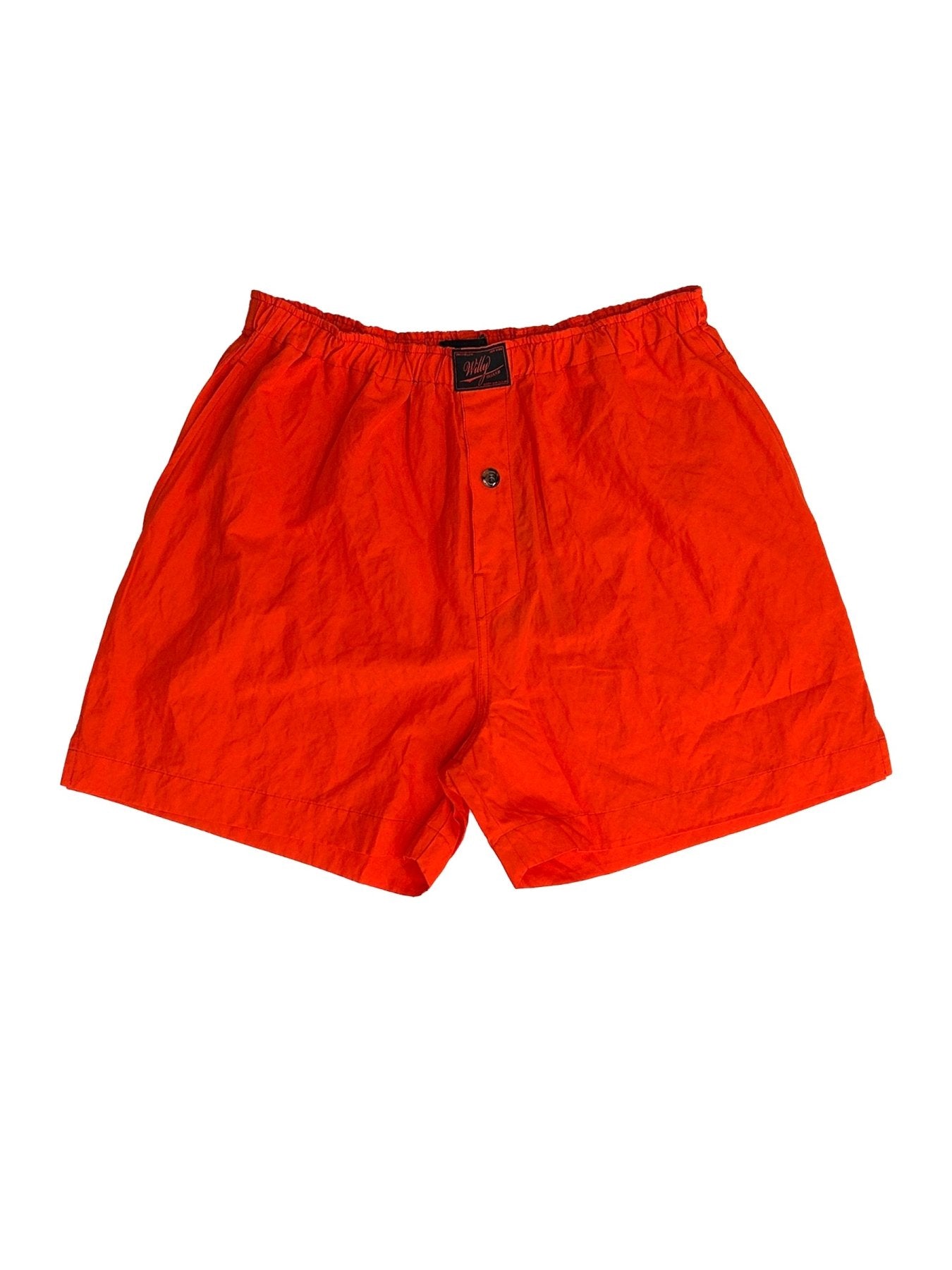 WILLY CHAVARRIA Red Willy Woven Boxer - MACHINE-A